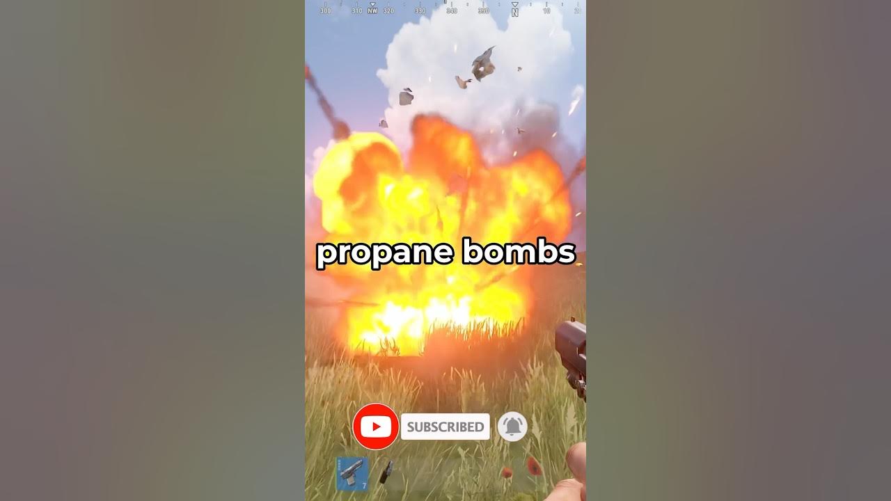 How Many Propane Explosives to Break Each Wall in Rust #rust #rustraid - YouTube