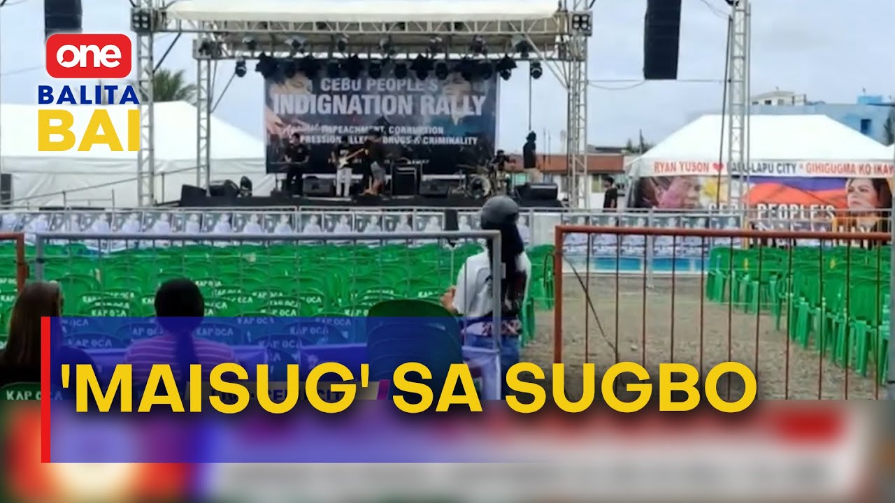 Hakbang ng Maisug, nilunsad og indignation rally sa Cebu - YouTube