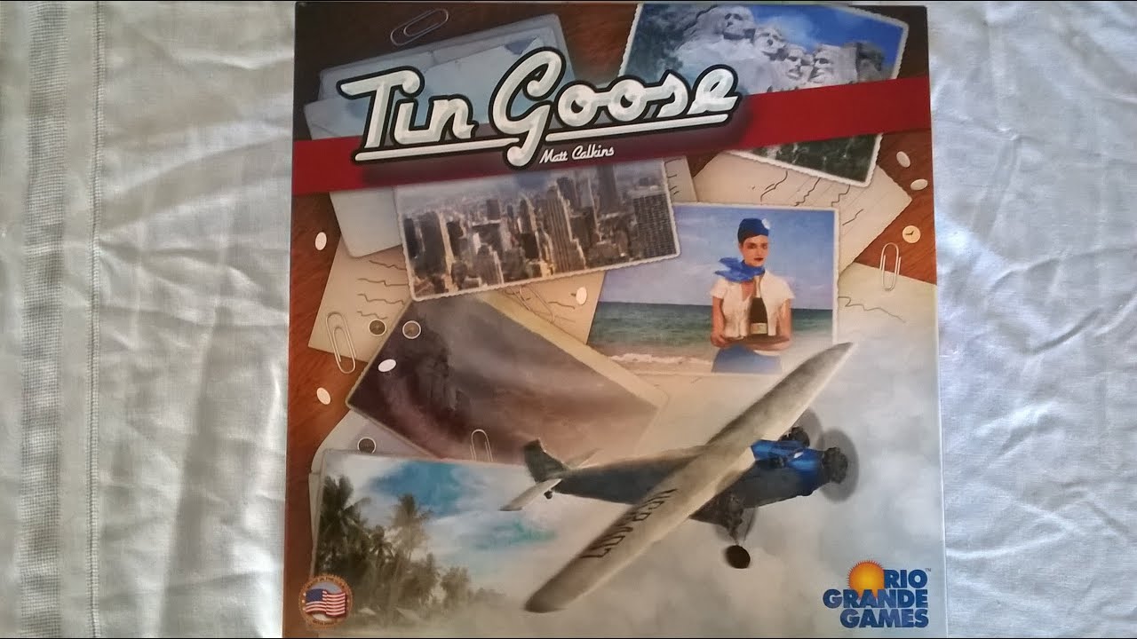 Tin Goose game play run through and review part 2 Presented by The High ...