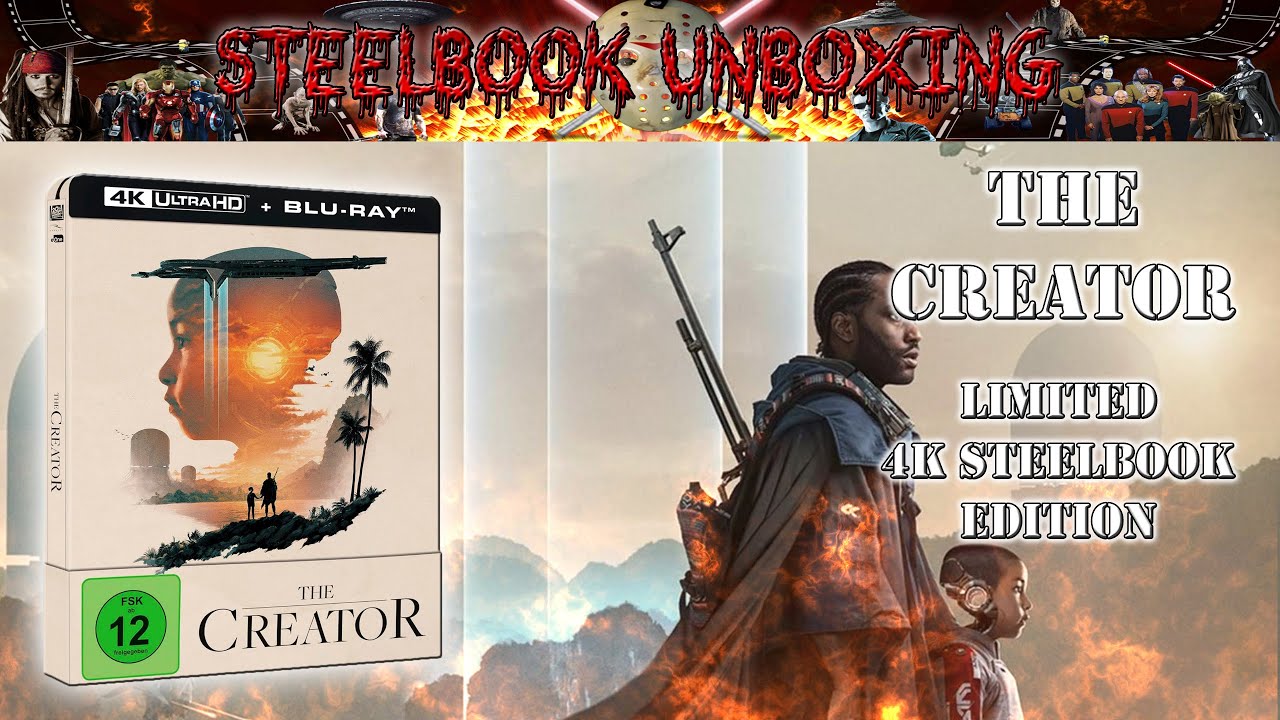 Unboxing - THE CREATOR - 4K Steelbook - YouTube