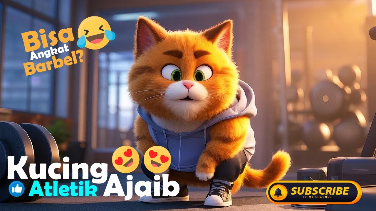 Kucing Gym Lucu: Aksi Kocak Si Atletik di Gym! 🐱💪😂 - YouTube
