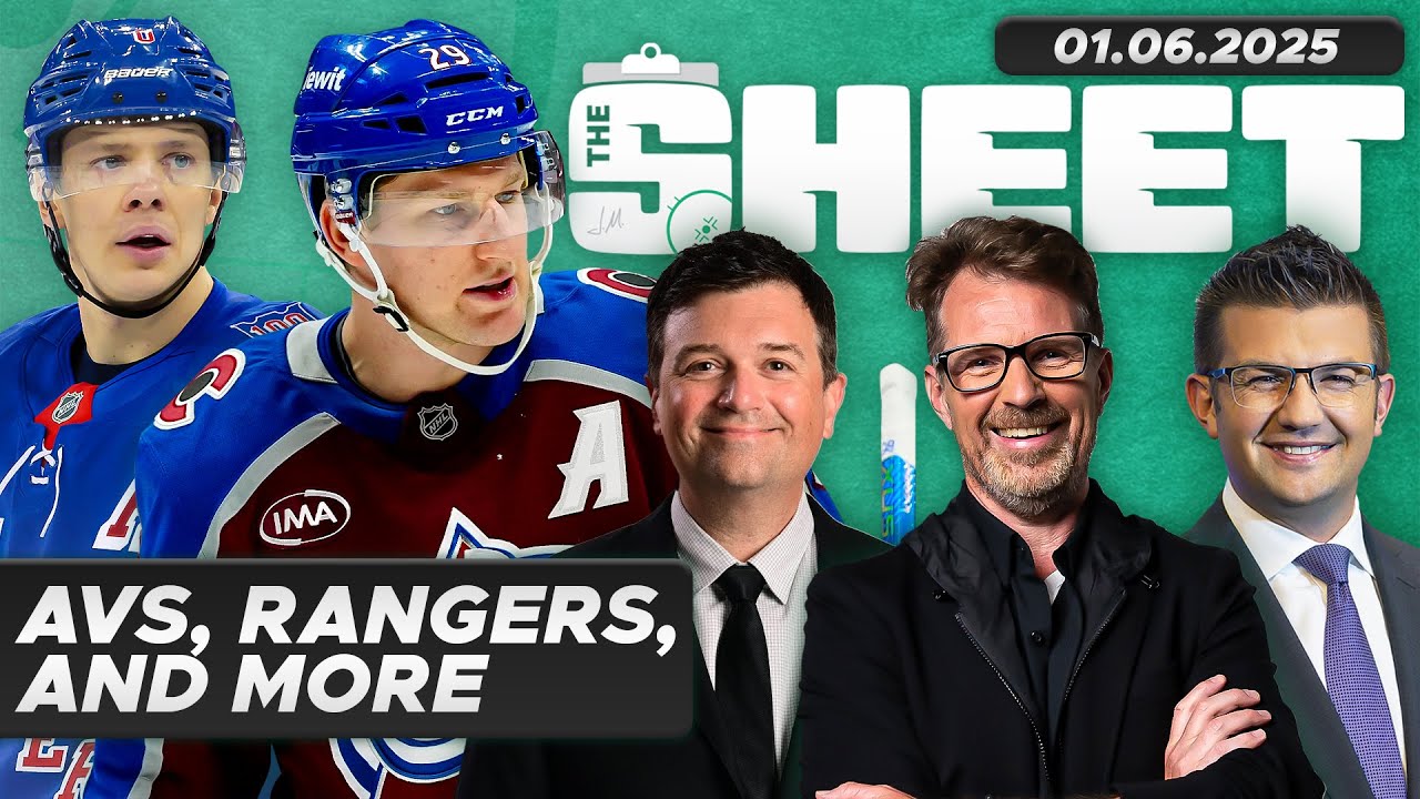 Avalanche, Rangers, Luke Hughes, and more ft. Conor McGahey & Greg Wyshynski | The Sheet - YouTube
