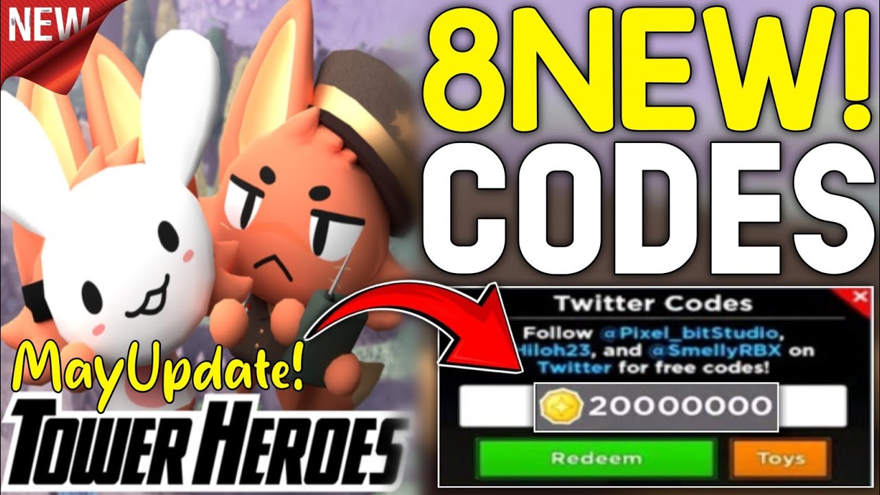 CODES NEW UPDATE CODES FOR TOWER HEROES IN 2024! ROB TITAN EVENT💥LOX ...