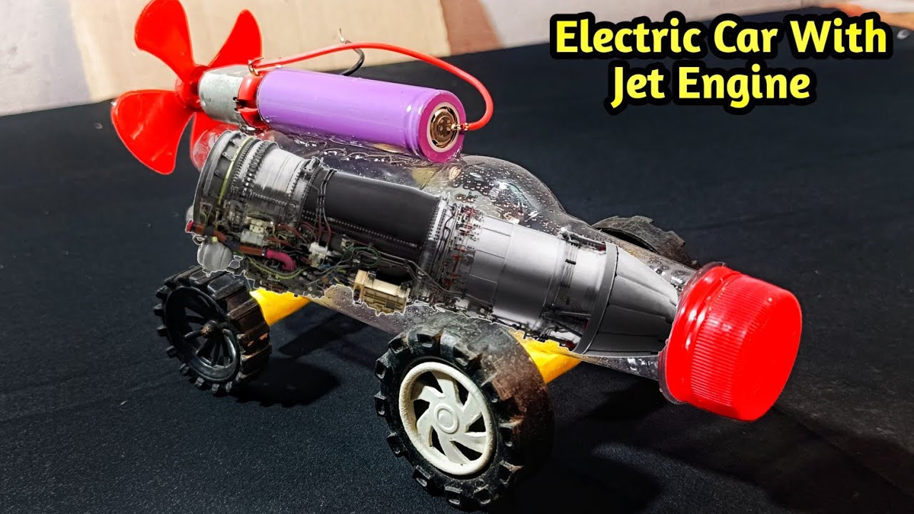How to make a electric Car With jet Engine / how to make Toy electric ...