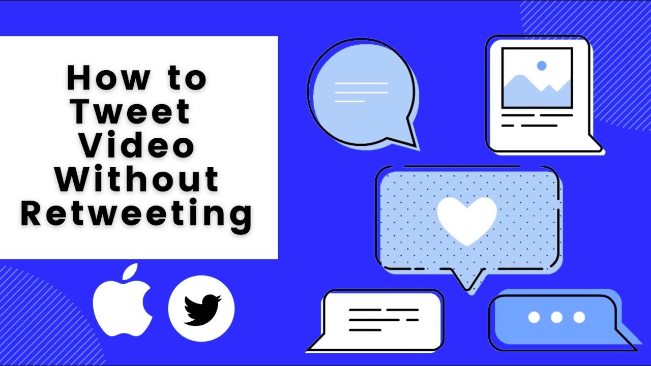 How to Tweet Video Without Retweeting on iPhone and laptop: 2021 - YouTube