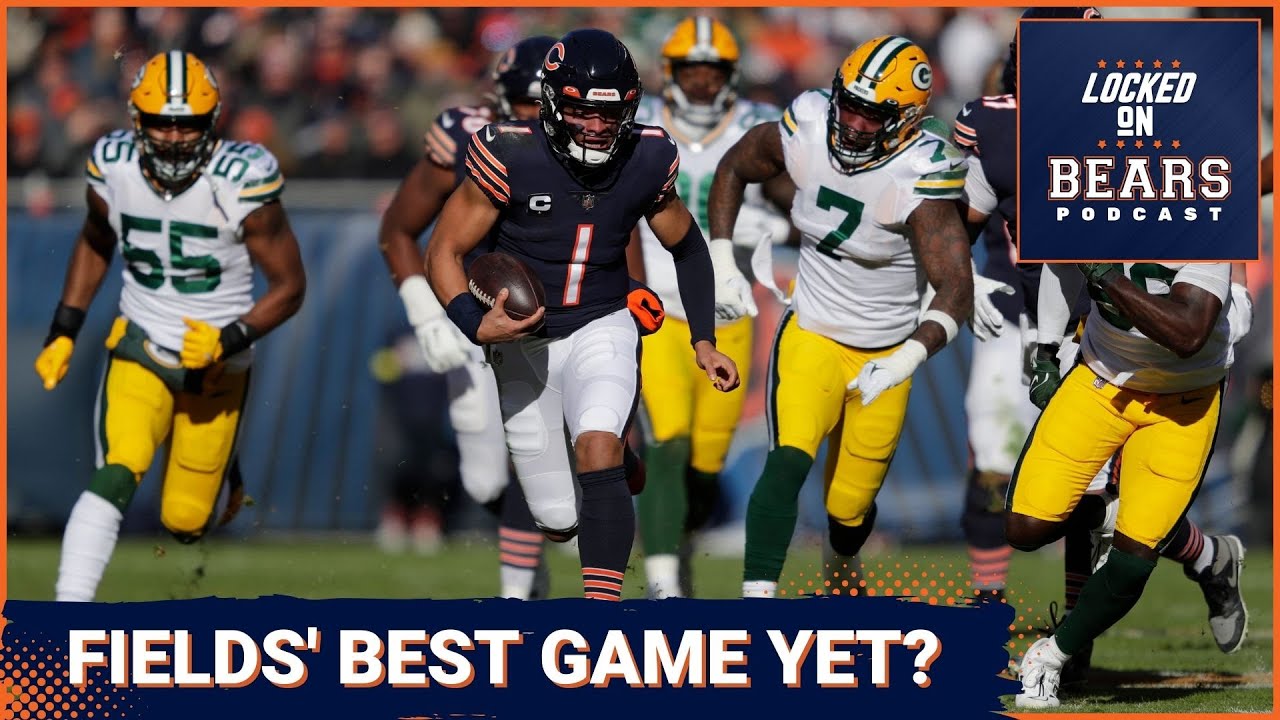 Chicago Bears Justin Fields grows as QB in loss to Packers, despite late interceptions - YouTube