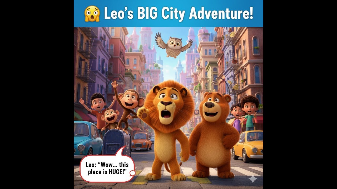 Leo & Friends Visit the Human City - YouTube