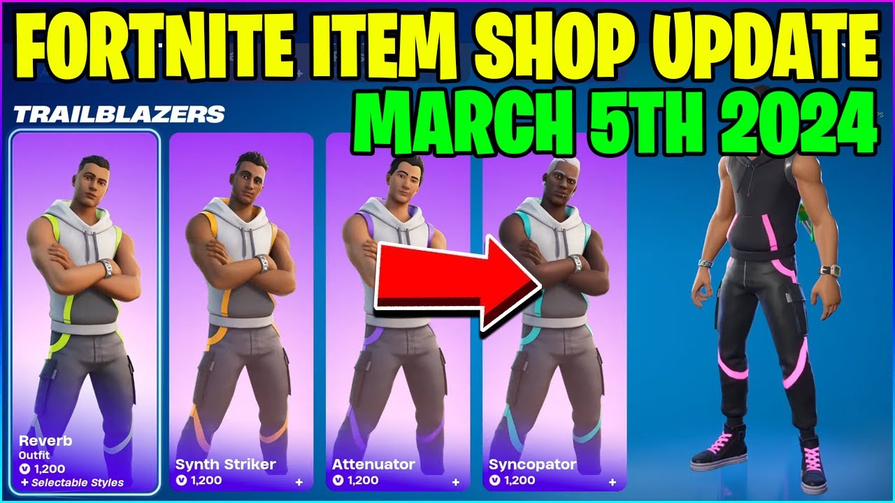 TRAILBLAZER SKINS ARE BACK! Fortnite Item Shop [March 5th, 2024 ...
