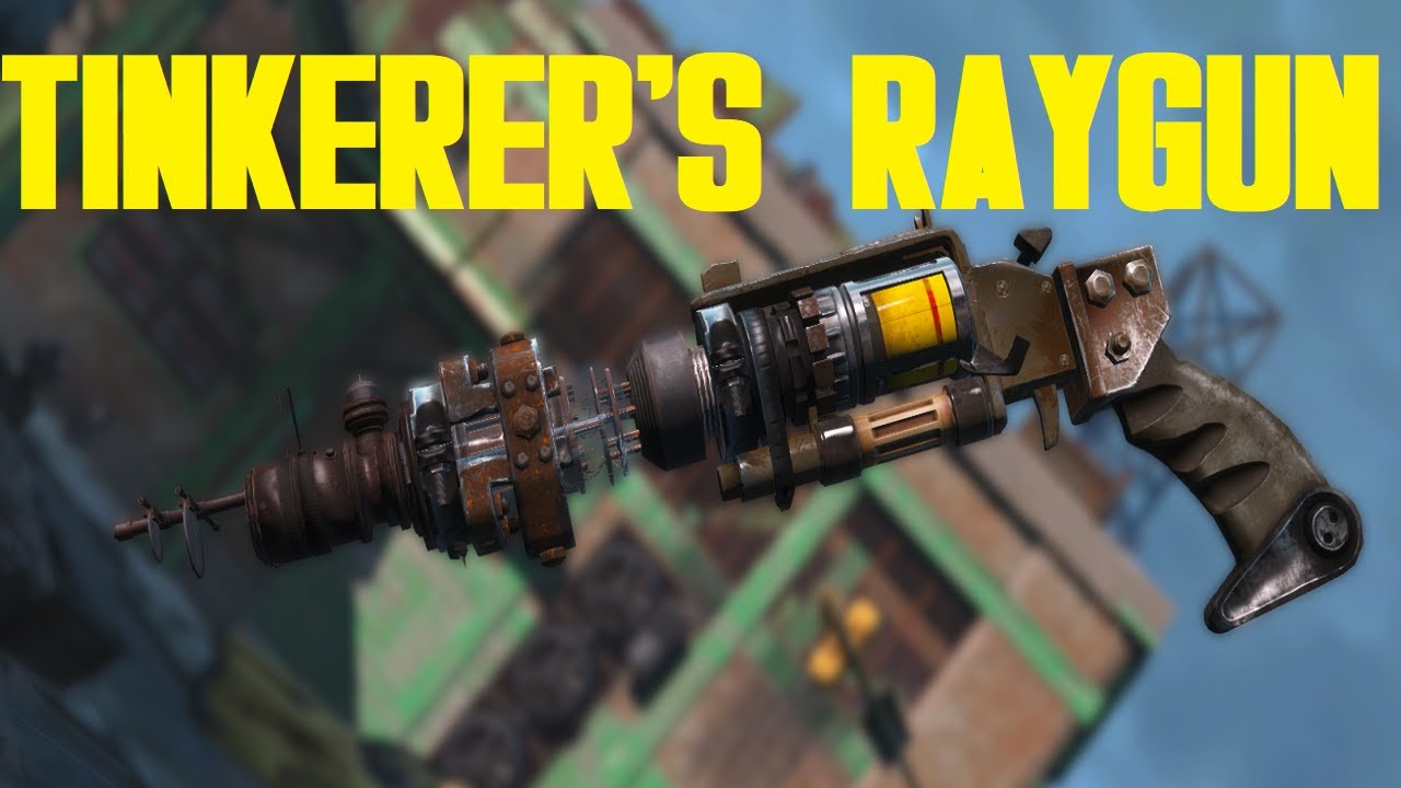 FALLOUT 4 MOD REVIEW Tinkerer's Raygun - YouTube