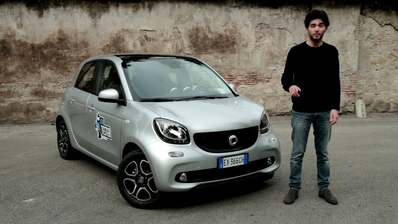 YouTester smart forfour | La prova di Andrea Bulleri - YouTube