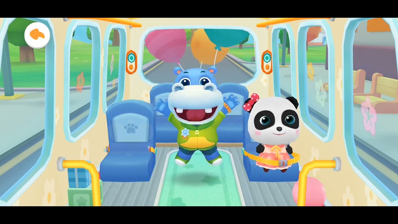 Baby Panda's School Bus Gameplay - YouTube