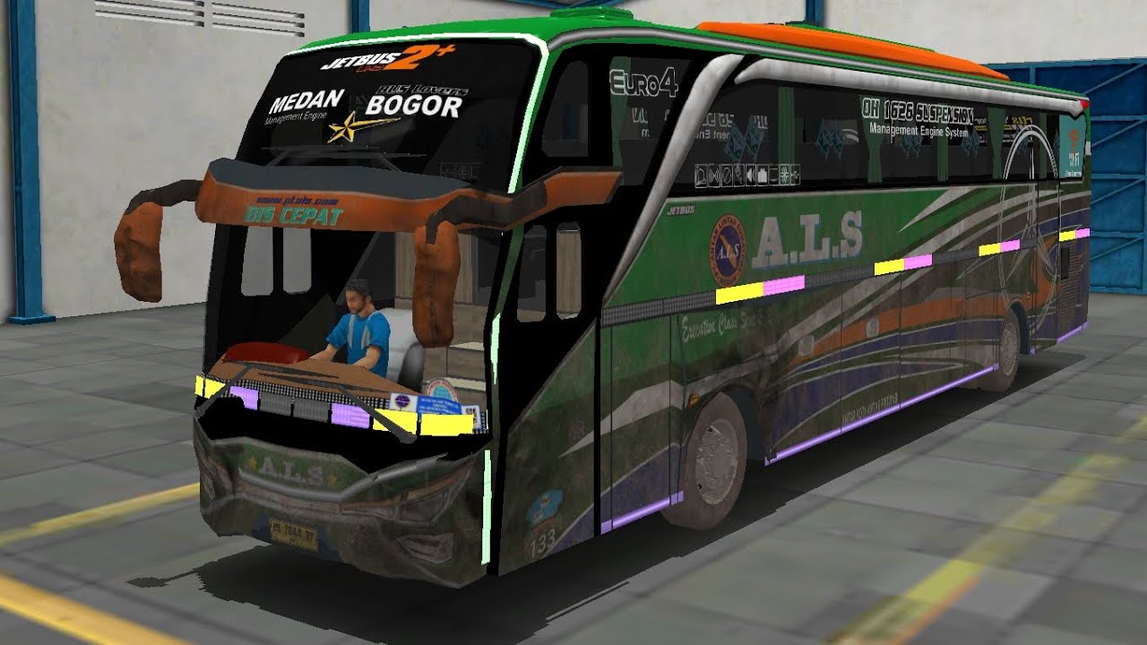 Bus ALS Antar Lintas Sumatra Jalan Ke Pekanbaru - Mobil Balap Truk ...