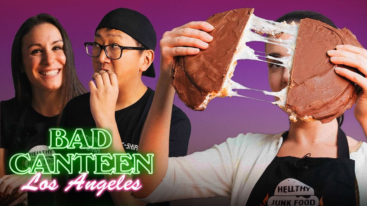 We made a Giant Wagon Wheel with HELLTHY JUNK FOOD - Bad Canteen EP#16 ...