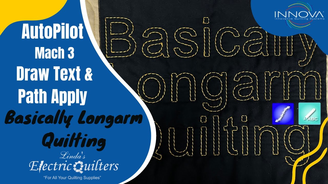 INNOVA AutoPilot Training Mach 3 - HOW TO: Draw Text & Path Apply - YouTube