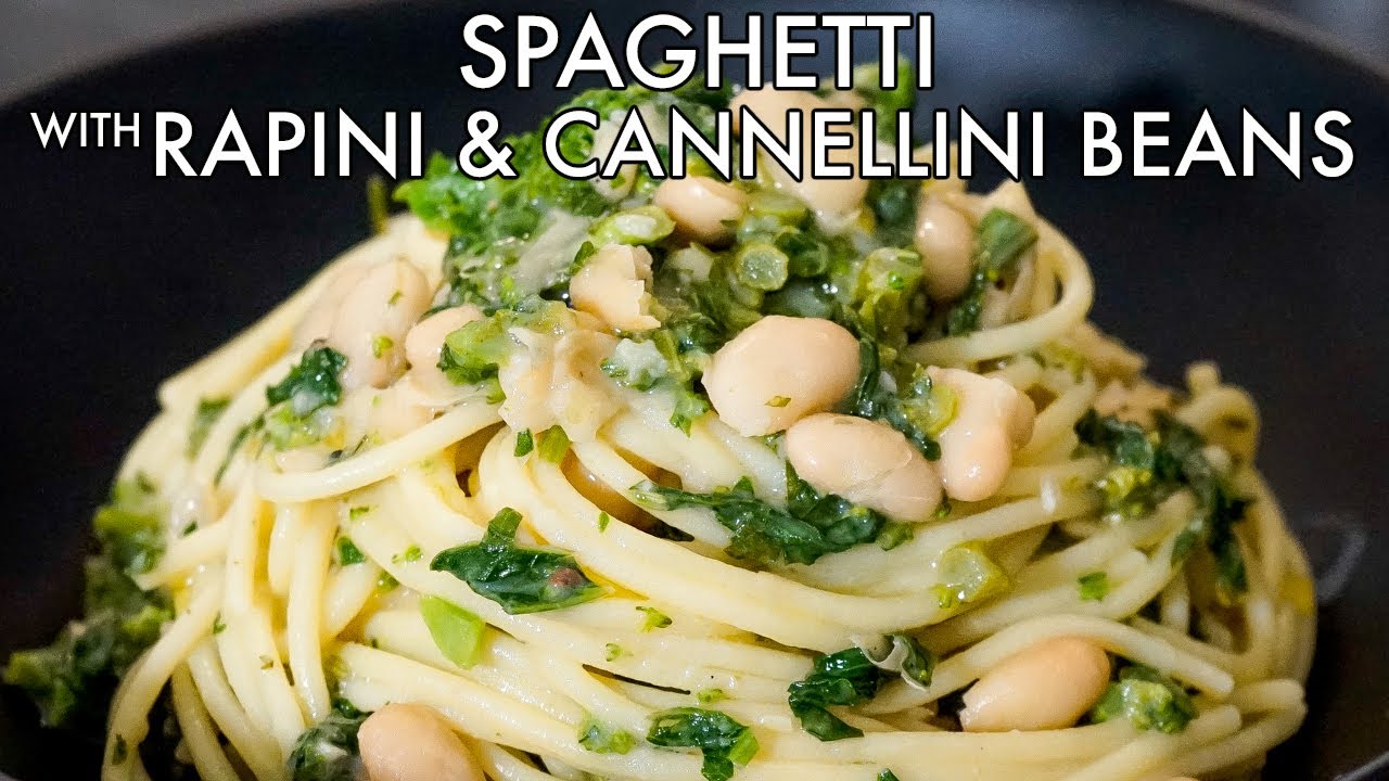 Rapini and Cannellini Bean Pasta - YouTube