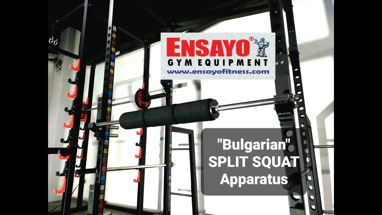 ENSAYO Product Feature: Bulgarian Split Squat Apparatus Bar Attachment ...