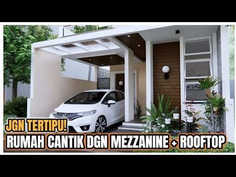 Bnyk Yg Cari Desain ini! jarang Rumah 6x12 Bs Ada 4 Kamar. Dr Luar Seperti 1 lantai Padahal..