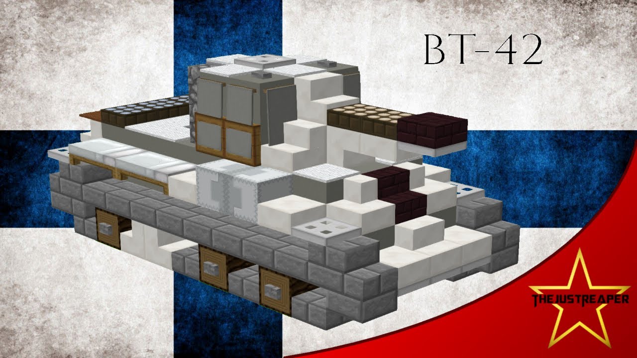 Minecraft WW2 Build Tutorial: BT-42 - YouTube