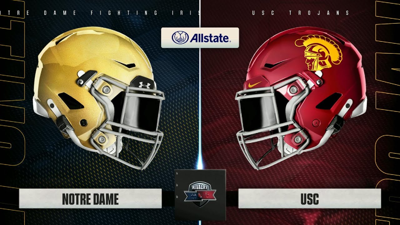 Notre Dame vs. USC: Battle for the Jeweled Shillelagh - YouTube