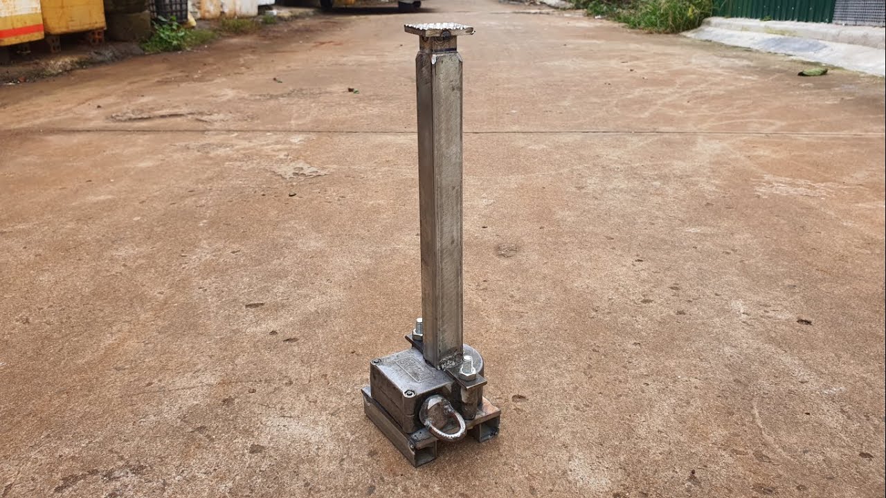 Homemade a Scissor Jack - Amazing Version - YouTube