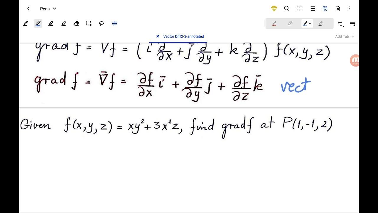 Lecture07.1-Vector Differentiation using Vector operator Nabla - YouTube
