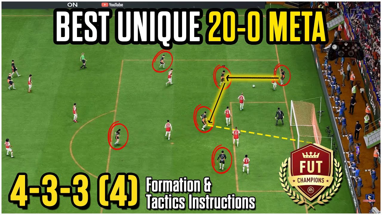 This Formation is The Best Variety of 4-3-3! Best 20-0 META 433(4 ...