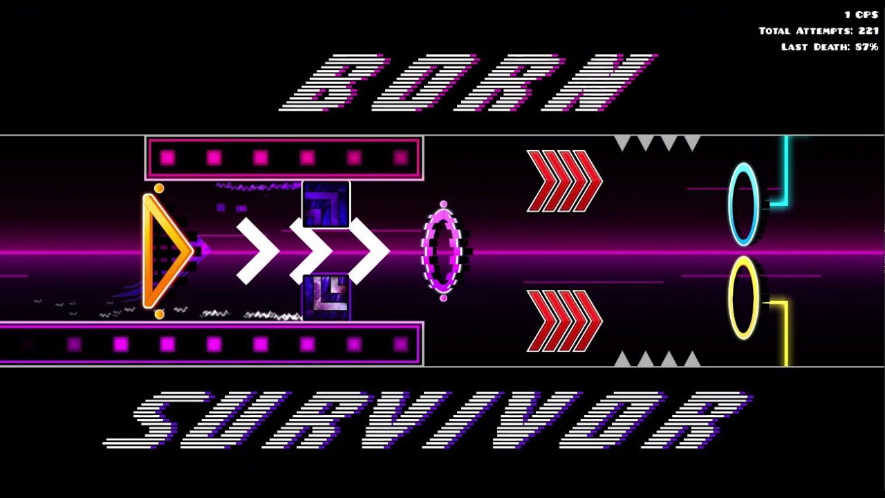 Born Survivor by DHaner and Splinter25 100% | Geometry Dash - YouTube