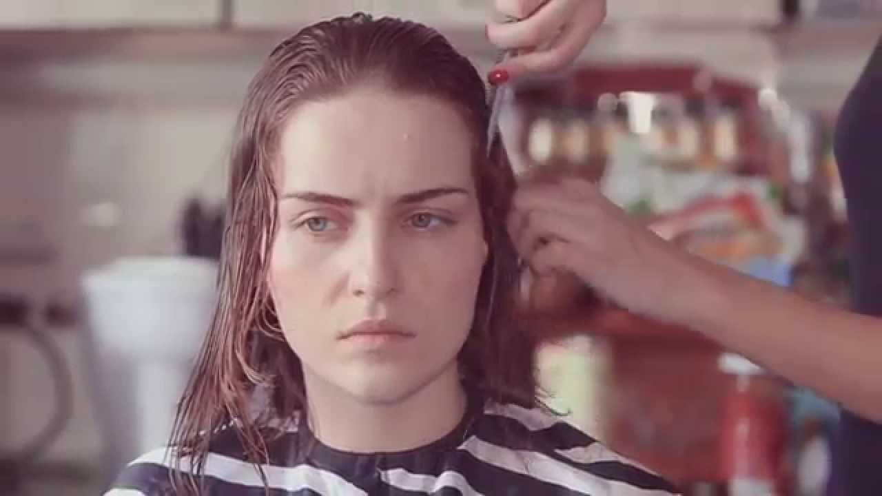 lange loken zu kurzem bob umstyling - YouTube