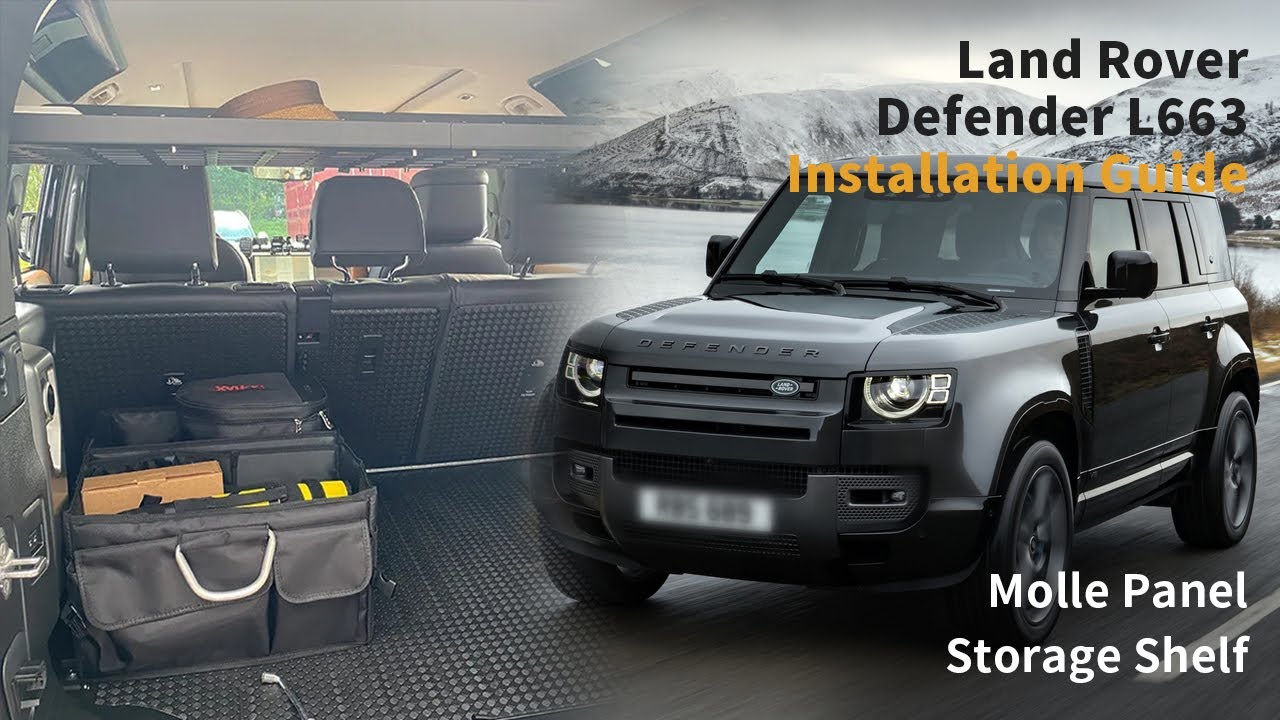 Storage Panel Shelf Installation Guide | Land Rover Defender L663 2022 ...