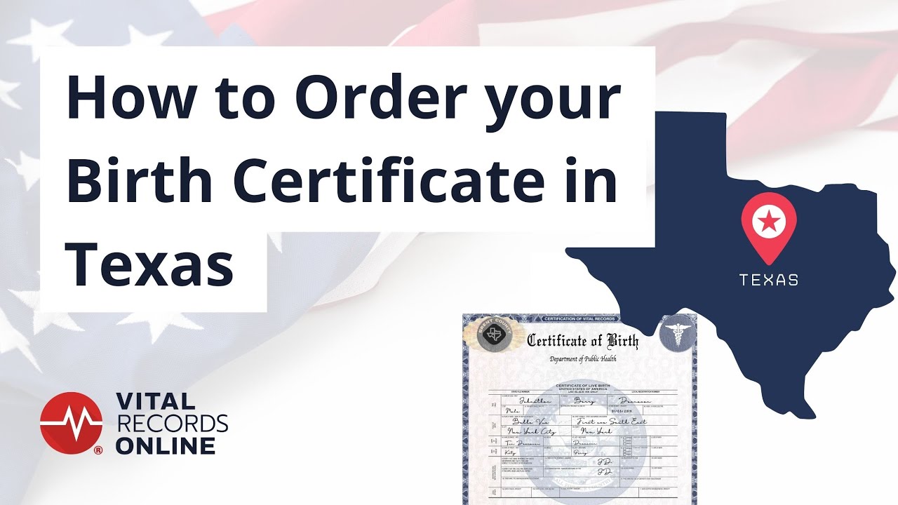 How to Order Your Birth Certificate in Texas | Vital Records Online ...