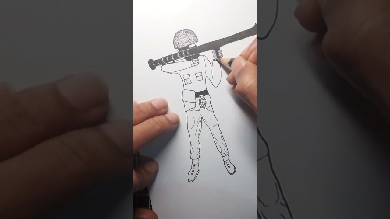 Drawing Bazooka Cops #shorts - YouTube
