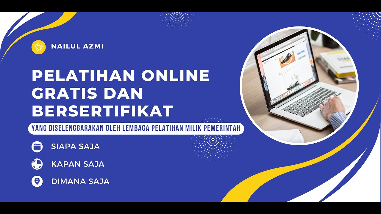 Pelatihan Online Bersertifikat Gratis dari lembaga pemerintah yg bisa ...