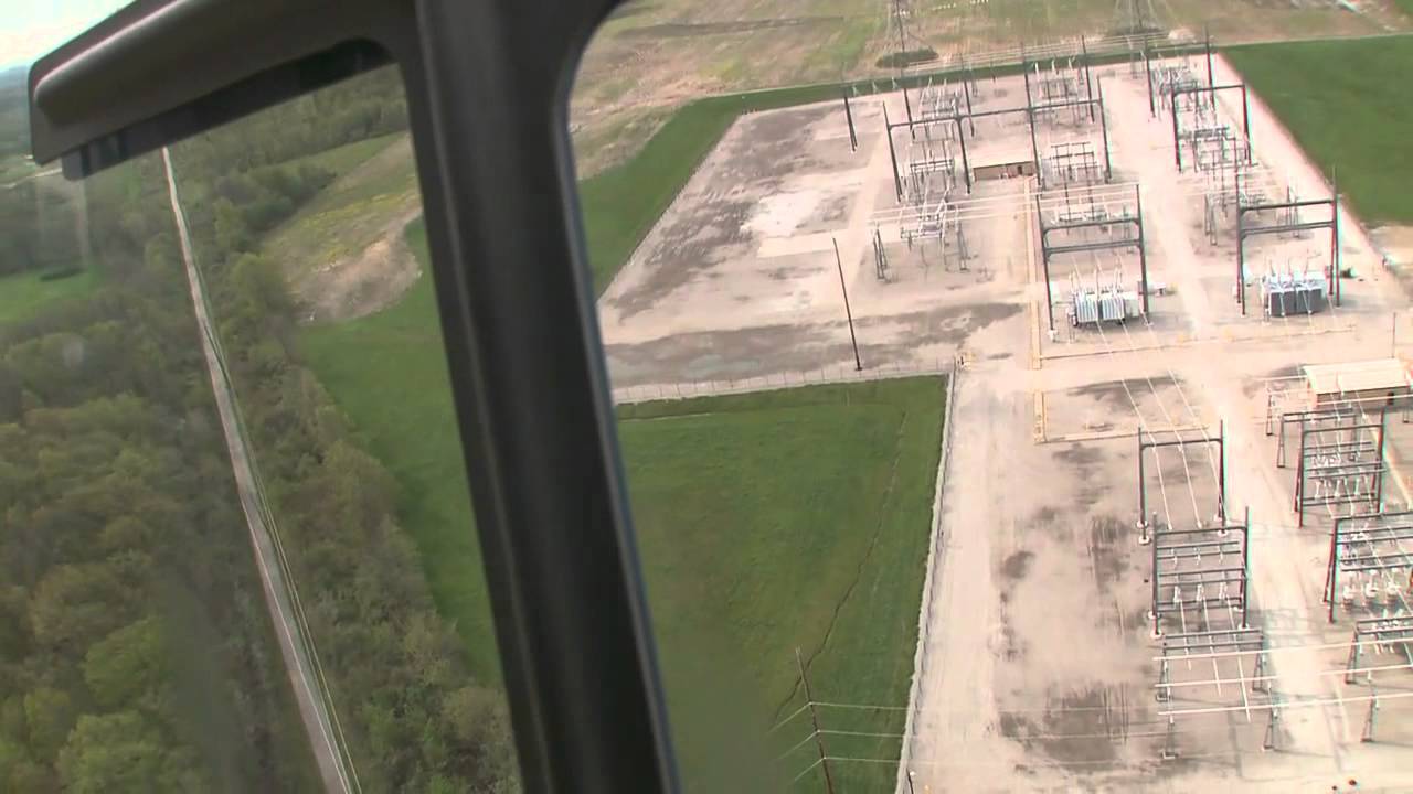 Checking ITC Power Lines Via Helicopter - YouTube