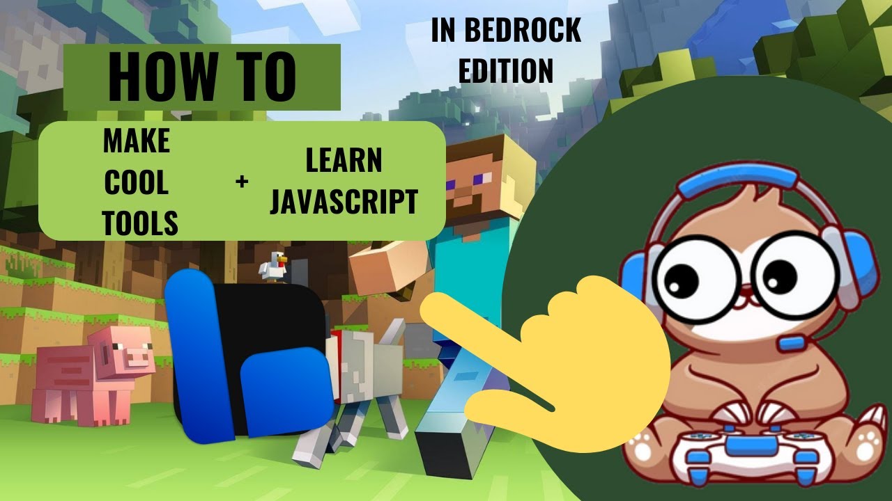 How to CREATE COOL CUSTOM TOOLS in MINECRAFT BEDROCK P1 - YouTube