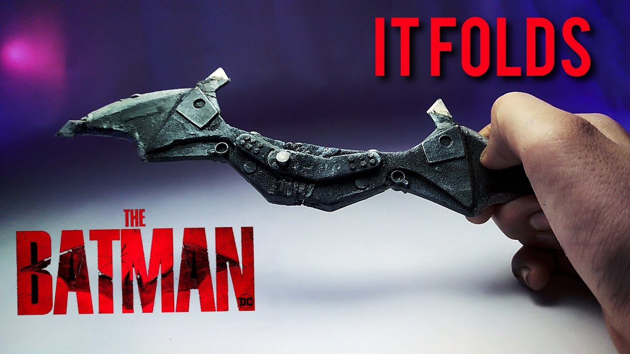 How to make a folding batarang | #batman #throwingknife - YouTube