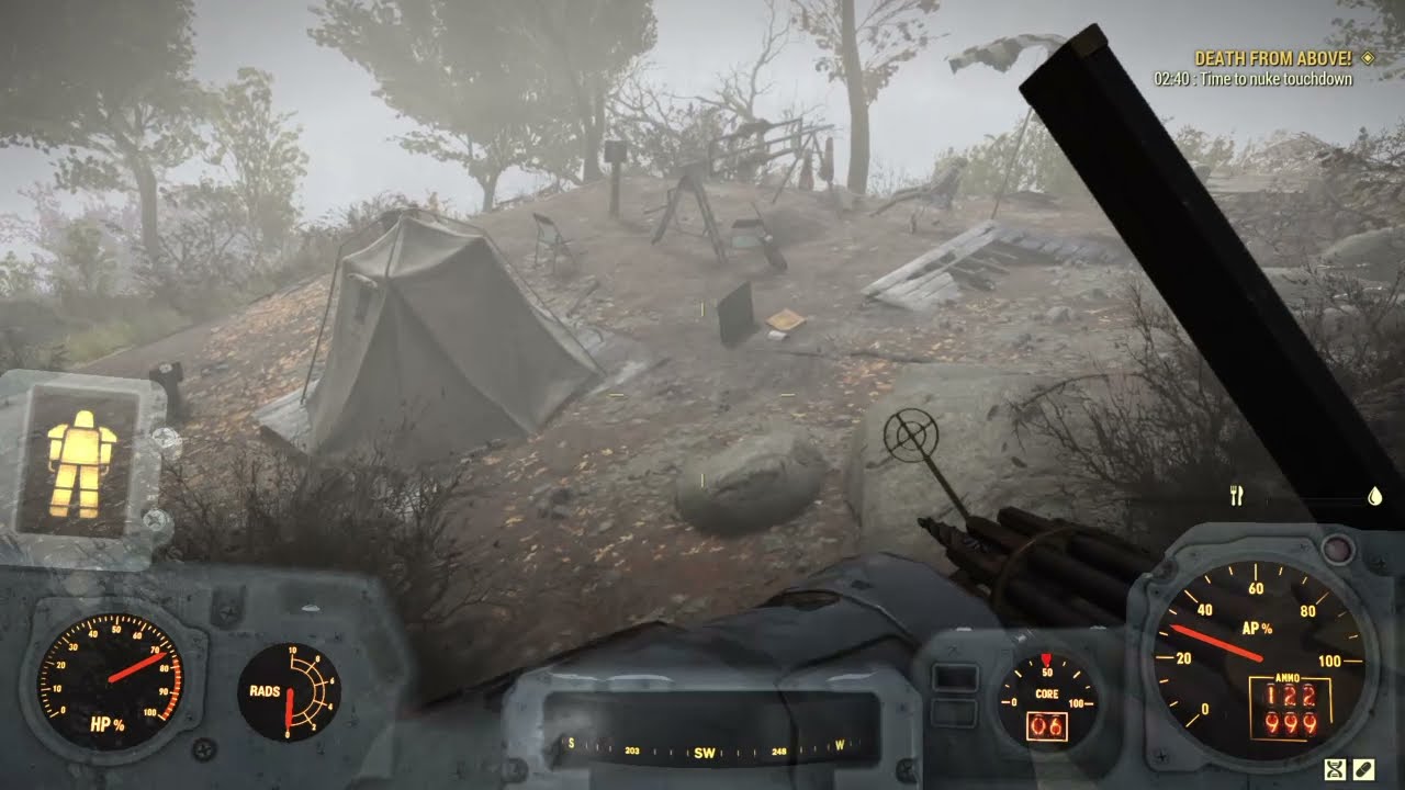 Fallout 76 forest treasure map location 2 - YouTube