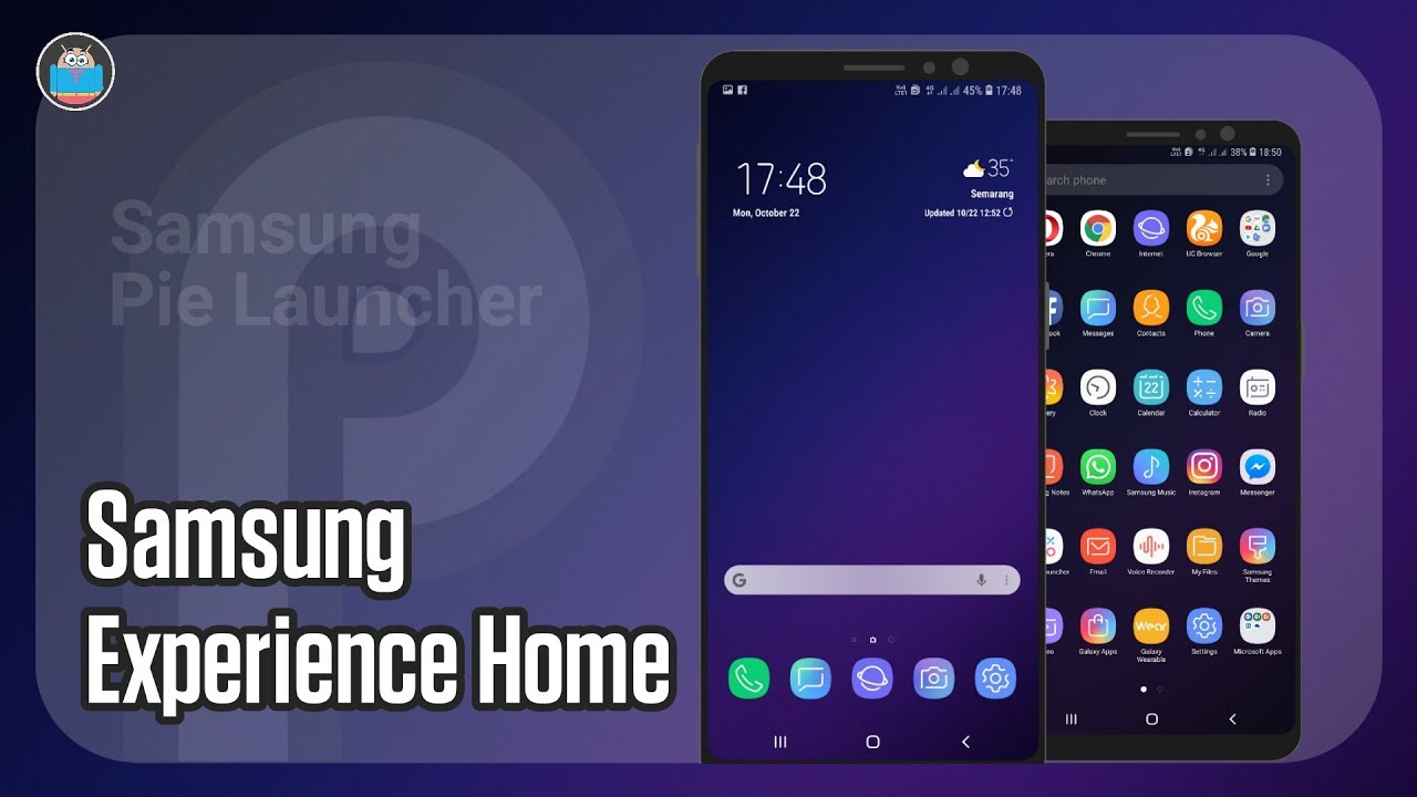Samsung Experience Home V10 On Oreo Device - YouTube