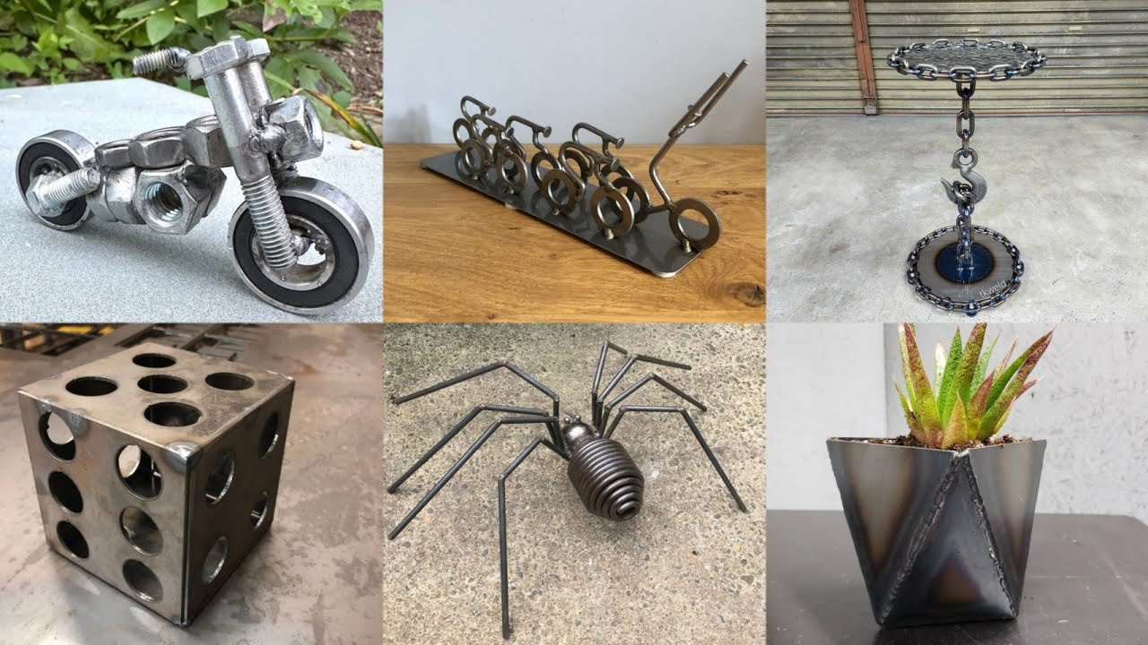 Diy metal welding project | metal sculpture art ideas | welding project ...