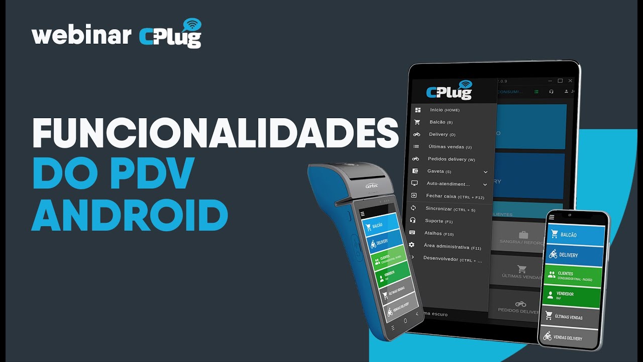 [24º] Funcionalidades do PDV Android 📲 Webinar CPlug - YouTube