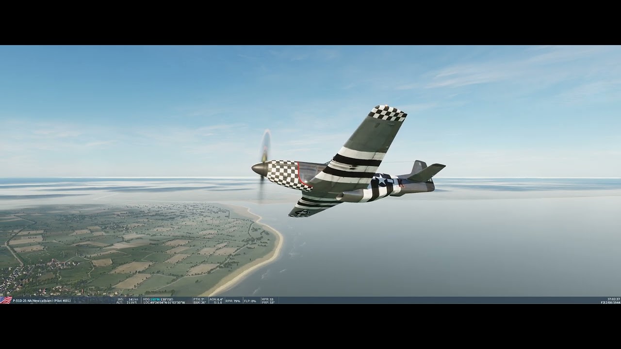 【DCS: P-51D Mustang】P-51D Three Point Landing - YouTube