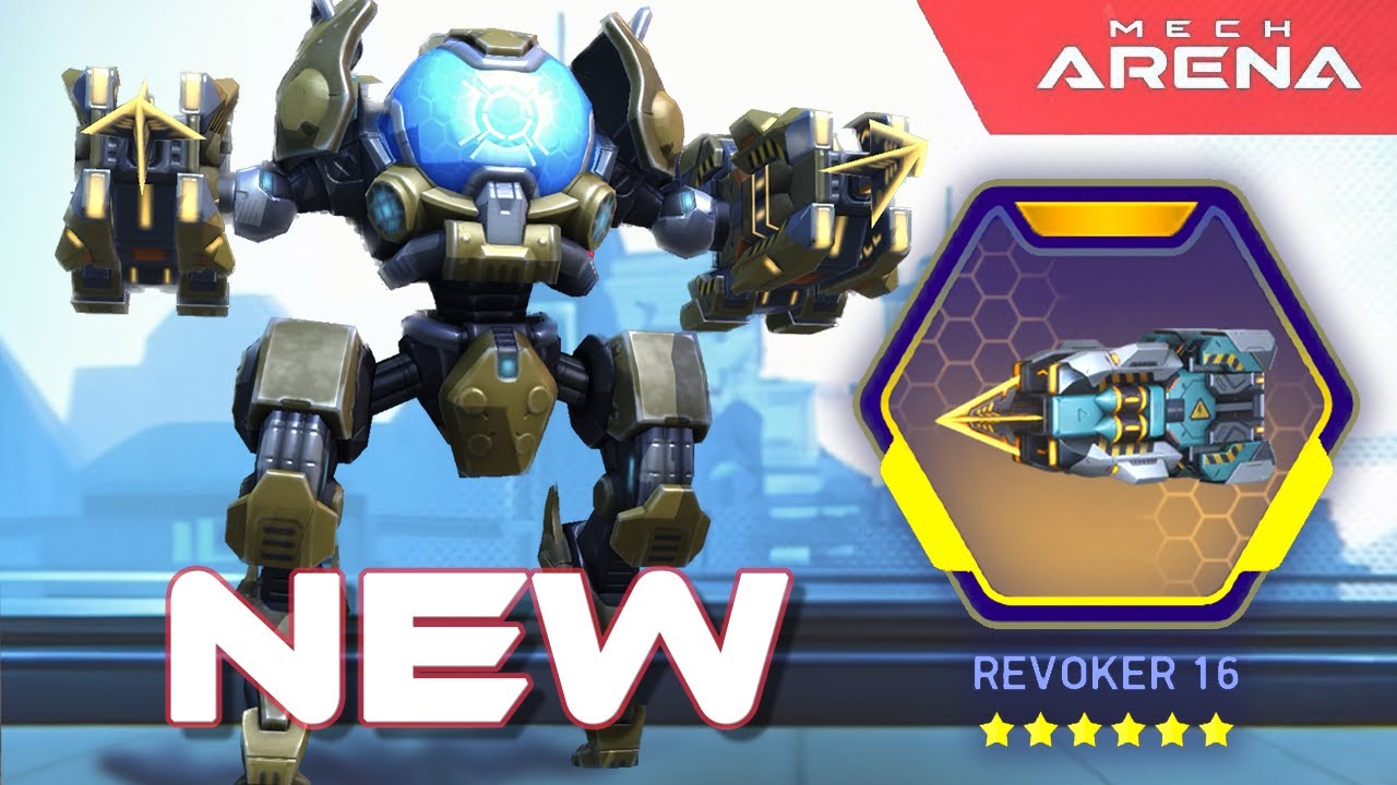 NEW Double Revoker 16 on Solis | Mech Arena - YouTube