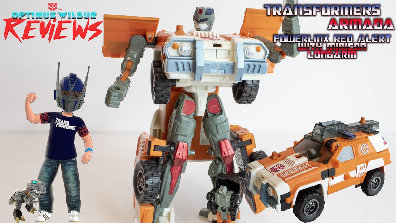 Optimus Wilbur Reviews: Transformers Armada Powerlinx Red Alert w ...