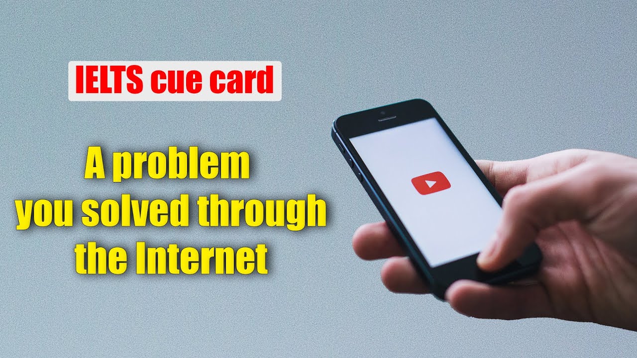 Describe a time when you solved a problem through the Internet || New ...