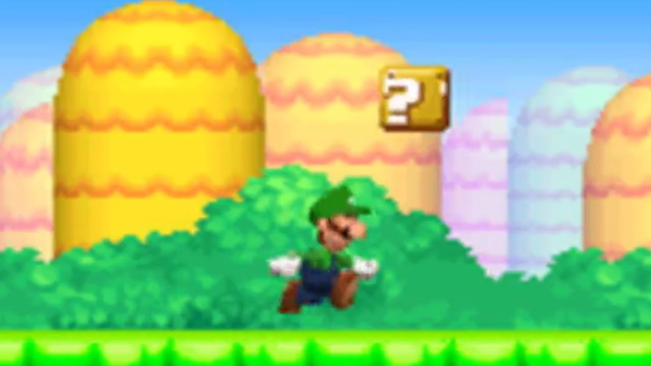 New Super Luigi Bros. DS - 100% Walkthrough - World 1 (All Star Coins ...