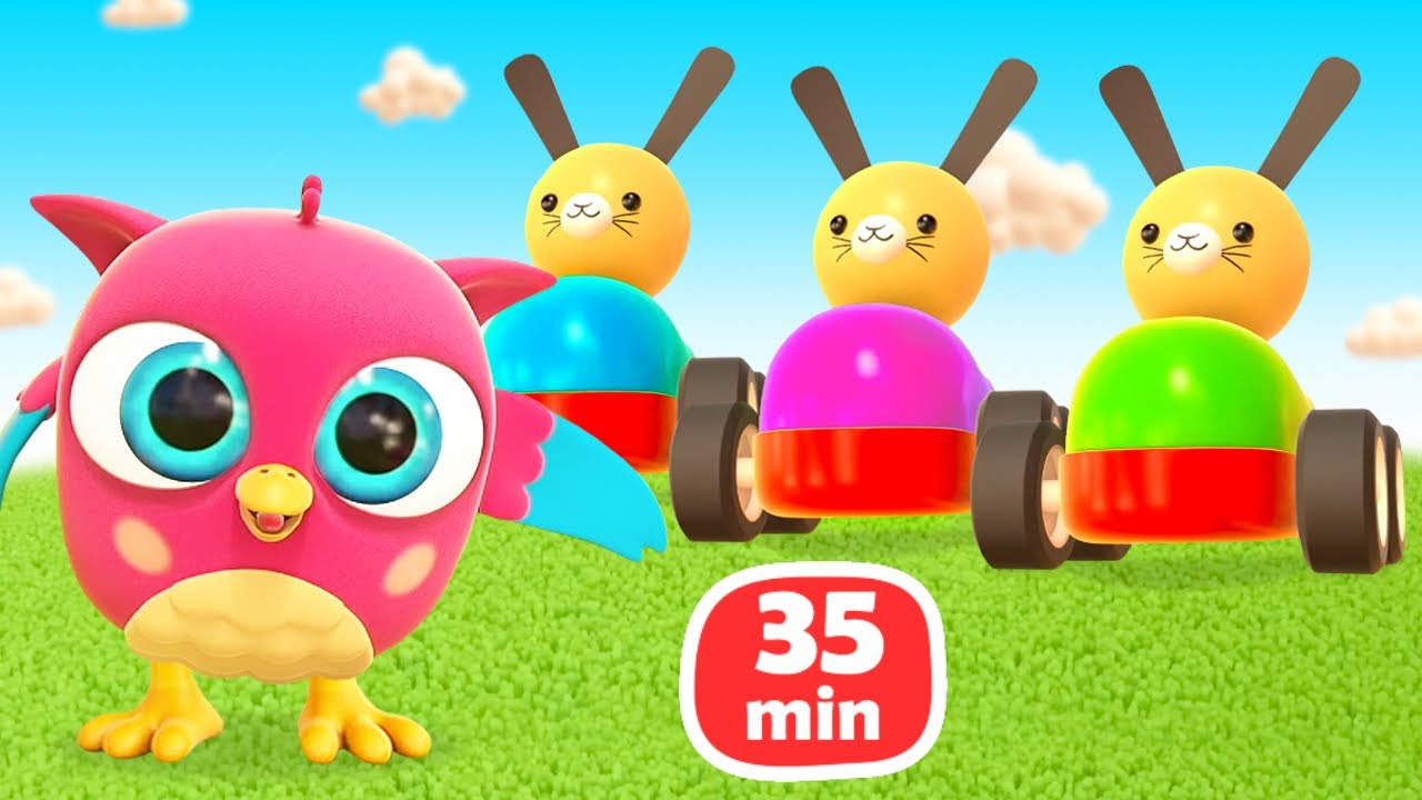 Hop Hop the Owl cartoon & baby cartoons. Toys for babies. Learning ...