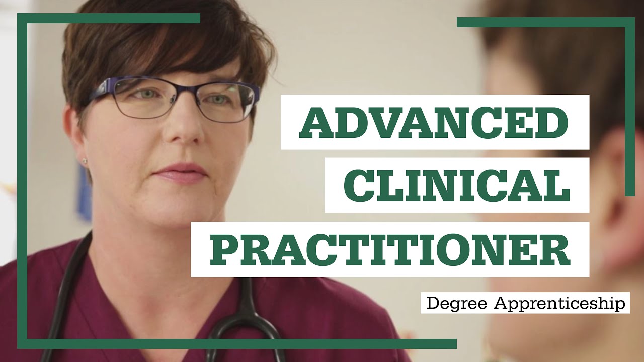 Advanced Clinical Practitioner Degree Apprenticeship at Manchester ...