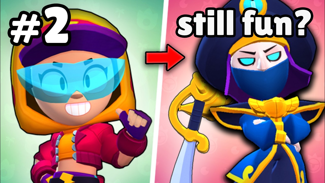 I Ranked the MOST Fun to play Brawlers in Brawl Stars - YouTube