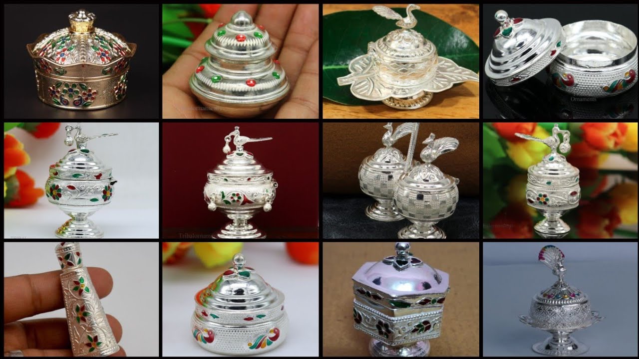 Beautiful Silver Sindur Box Design || Selected & Best Sindur Box ...