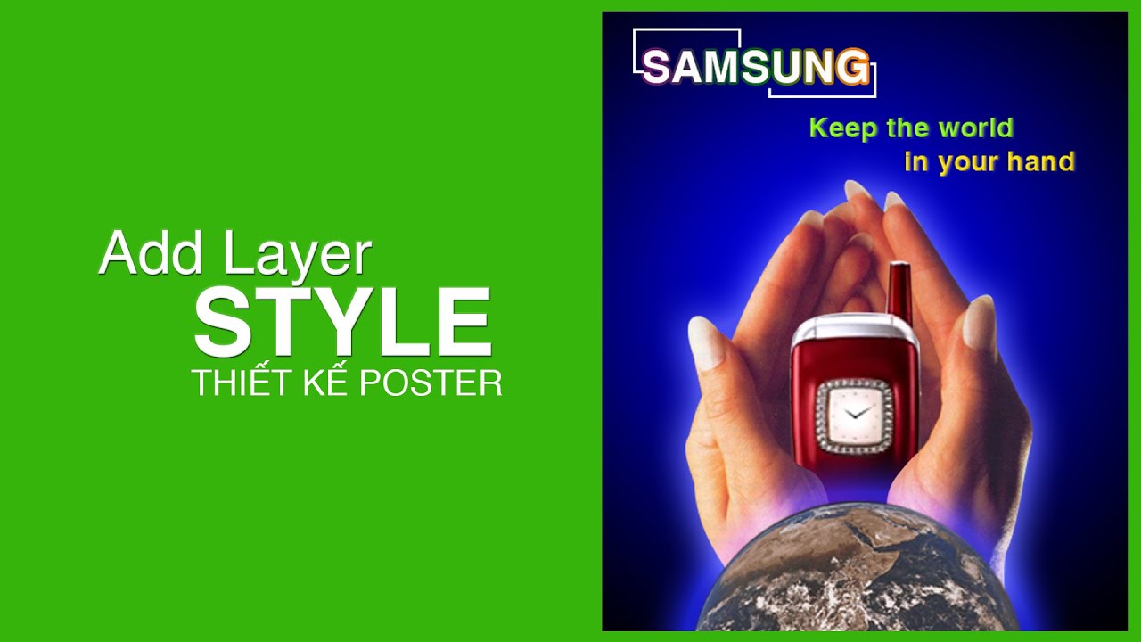 Thiết kế Poster - Text - Layer Style #dohoamaytinh #thietkedohoa - YouTube