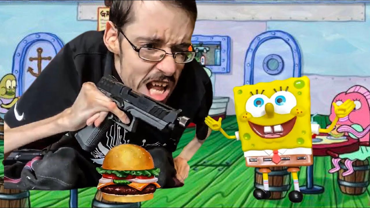 SPONGEBOB GETS ROBBED - YouTube